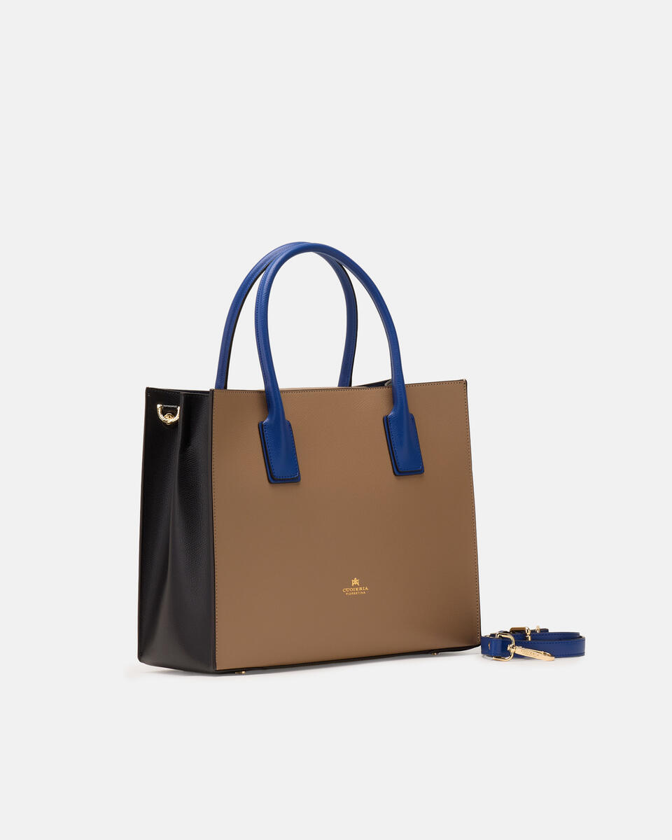 Tote Bag Desertnerobluette | Tote Bag | Cuoieria Fiorentina Europe