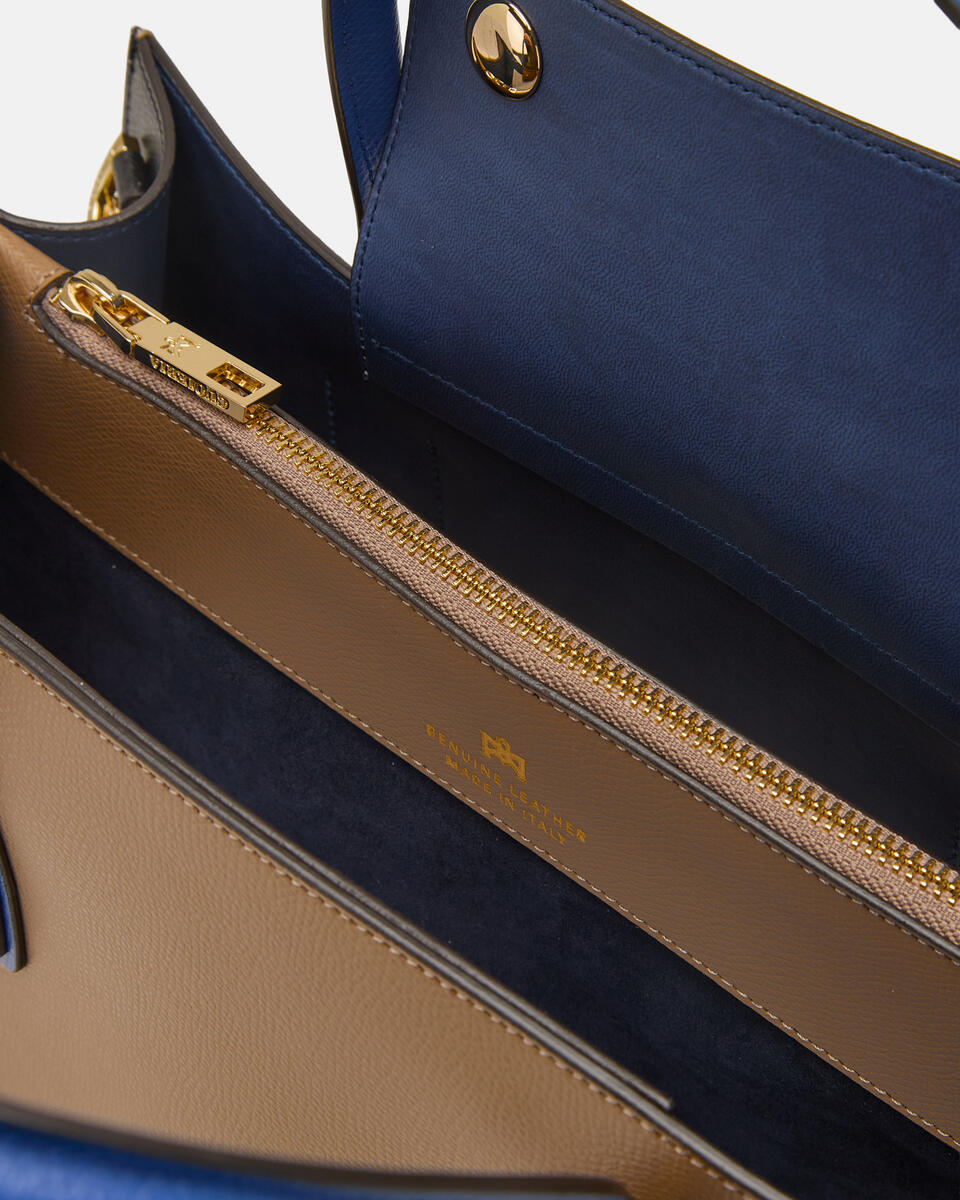 Tote Bag Desertnerobluette | Tote Bag | Cuoieria Fiorentina Europe